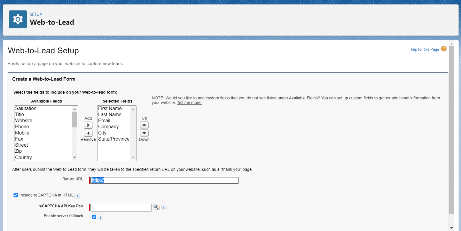 Complete Guide to Web to Lead for Salesforce