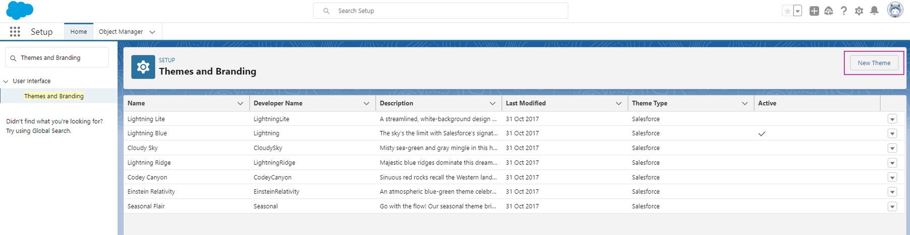Salesforce Experience Cloud Themes