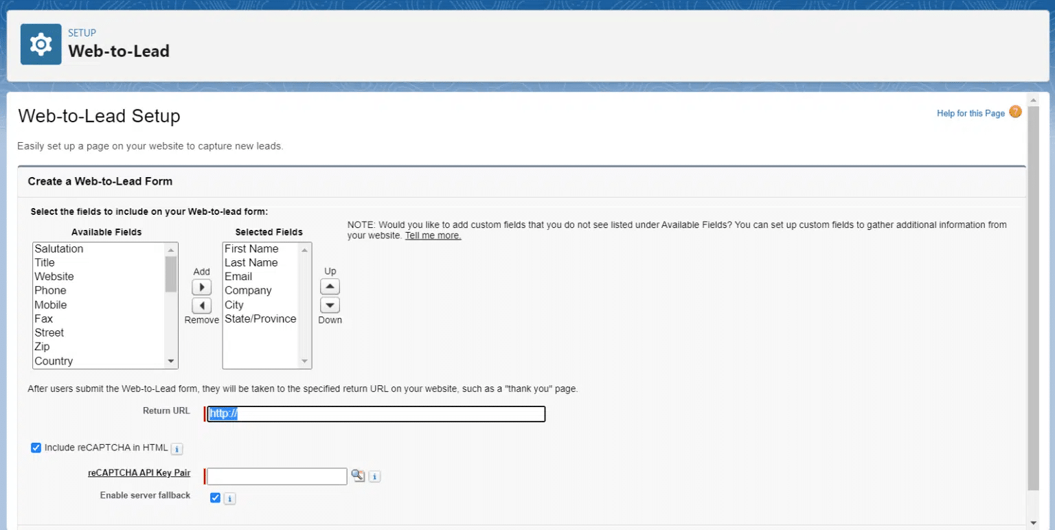 Complete Guide to Web to Lead for Salesforce